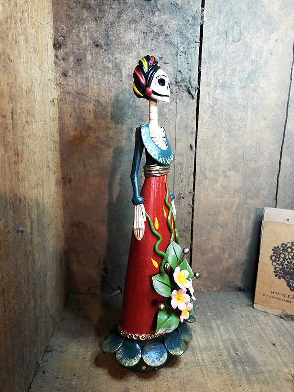 Catrina Mexicana Frida Kahlo Encarnación – 🦋 Catrinas | Artesanía y ...