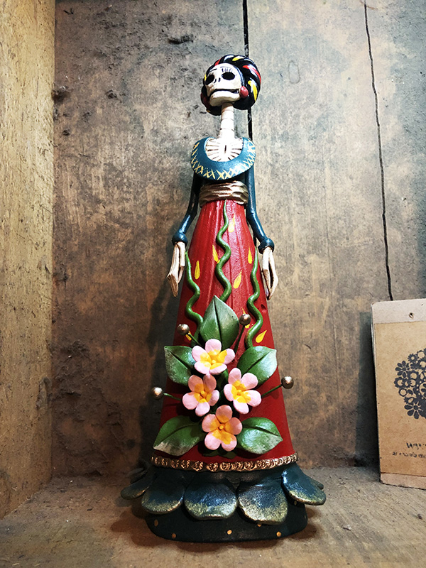 Catrina Mexicana Frida Kahlo Encarnación – 🦋 Catrinas | Artesanía y ...