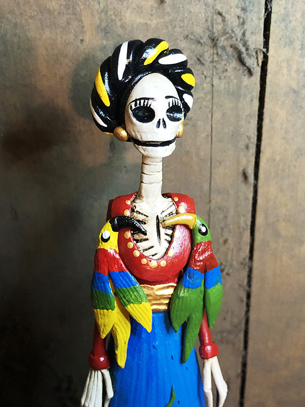 Catrina Mexicana Frida Kahlo Simone – 🦋 Catrinas | Artesanía y Cultura ...