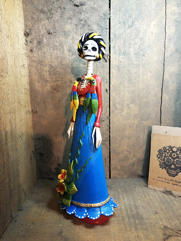 Catrina Mexicana Frida Kahlo Simone – 🦋 Catrinas | Artesanía y Cultura ...