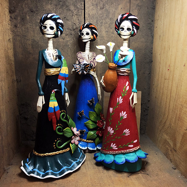 🦋 Catrinas | Artesanía y Cultura Mexicana en Chile – Catrinas de barro ...