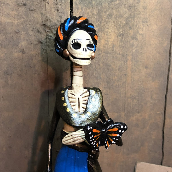 Catrina Mexicana Frida Kahlo Agustina – 🦋 Catrinas | Artesanía y ...
