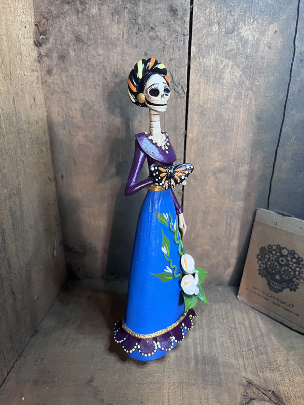 Catrina Frida Kahlo Carolina – 🦋 Catrinas | Artesanía y Cultura ...