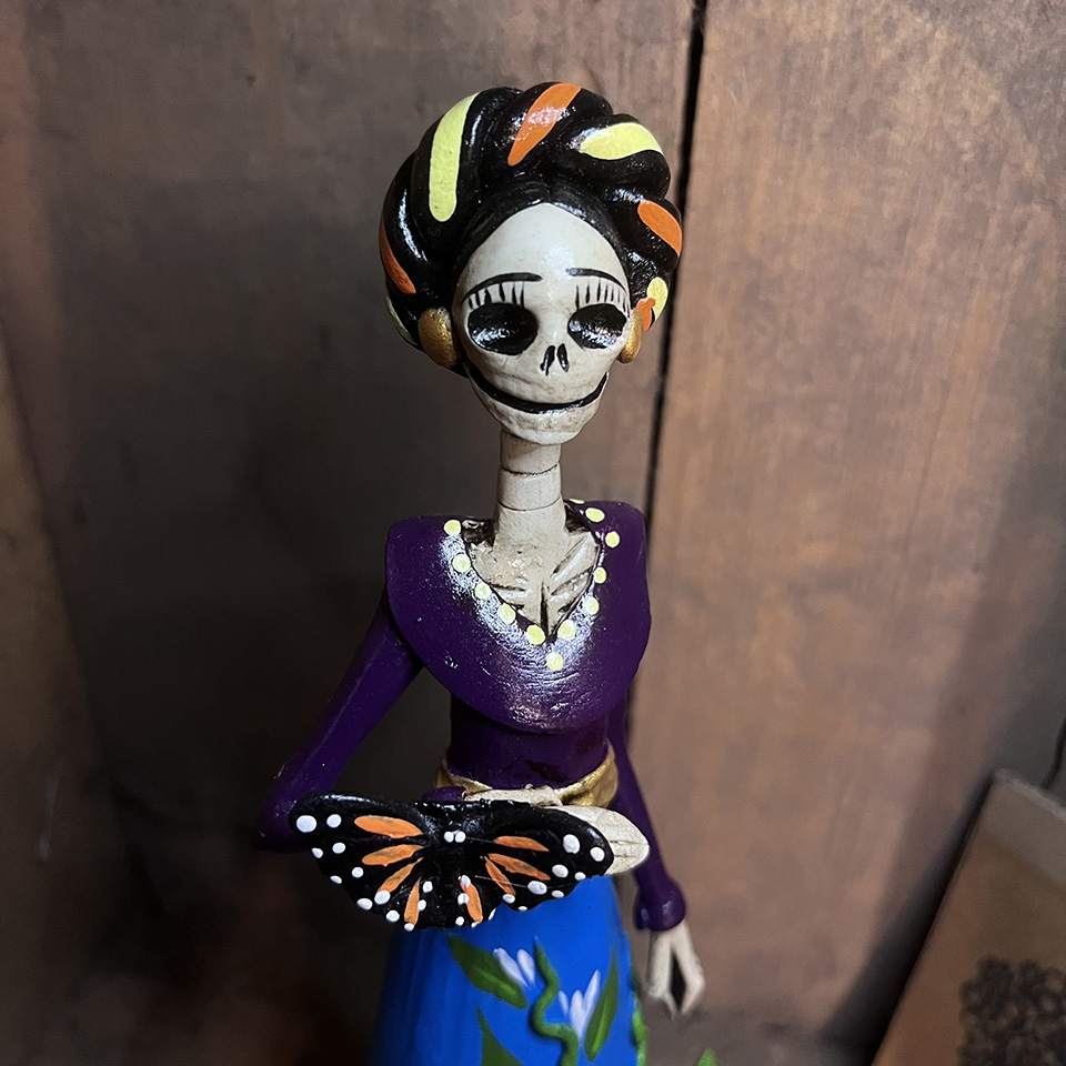 Catrina Frida Kahlo Carolina – 🦋 Catrinas | Artesanía y Cultura ...