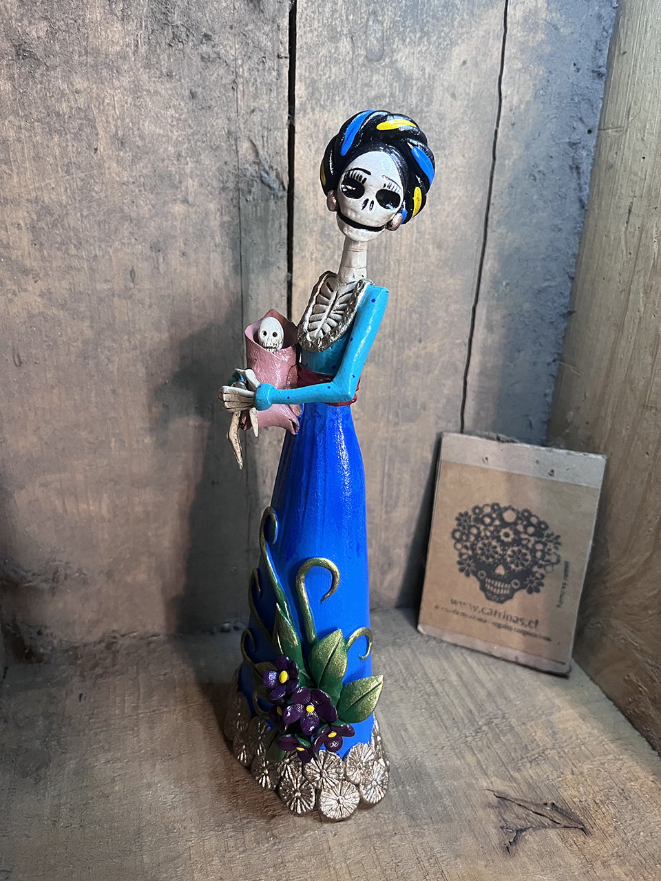 Catrina Frida Kahlo Liliana – 🦋 Catrinas | Artesanía y Cultura Mexicana ...