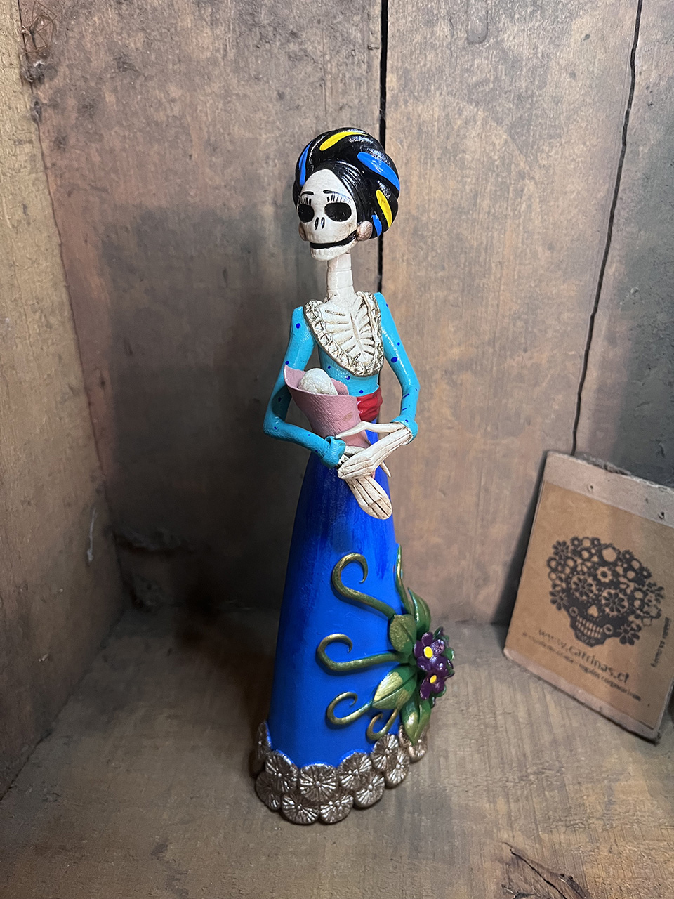 Catrina Frida Kahlo Liliana – 🦋 Catrinas | Artesanía y Cultura Mexicana ...