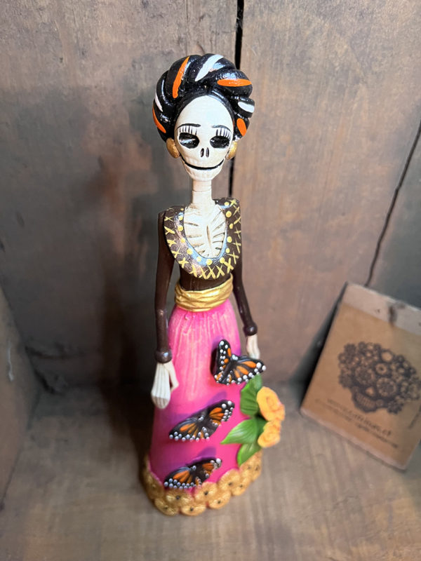 Catrina Frida Kahlo Sandra – 🦋 Catrinas | Artesanía y Cultura Mexicana ...