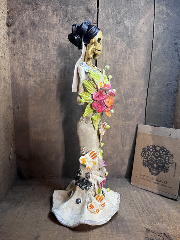 Catrina Mexicana Novia Ameyali – 🦋 Catrinas | Artesanía y Cultura ...