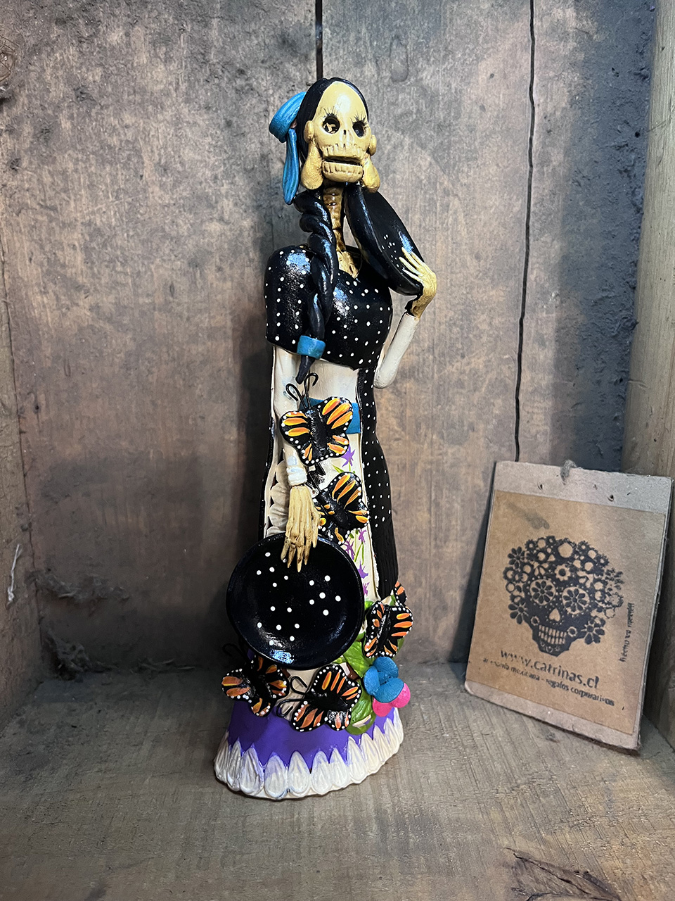 Catrina Mexicana Yohualli – 🦋 Catrinas | Artesanía y Cultura Mexicana ...