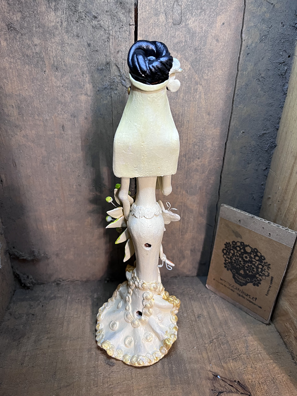 Catrina Mexicana Novia Atzin – 🦋 Catrinas | Artesanía y Cultura ...