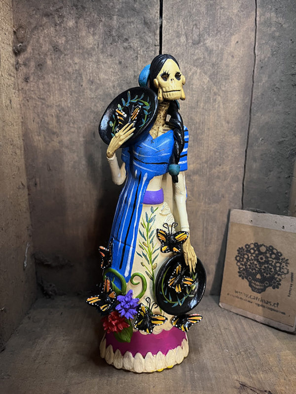 Catrina Mexicana Atzin – 🦋 Catrinas | Artesanía y Cultura Mexicana en Chile