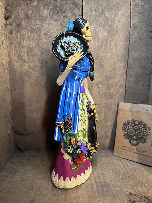 Catrina Mexicana Atzin – 🦋 Catrinas | Artesanía y Cultura Mexicana en Chile