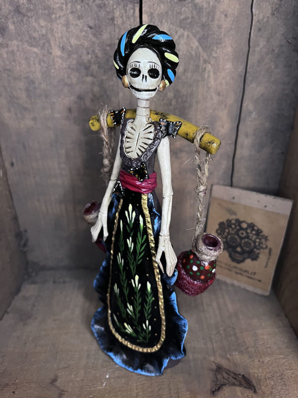 Catrina Frida Kahlo Abril – 🦋 Catrinas | Artesanía y Cultura Mexicana ...