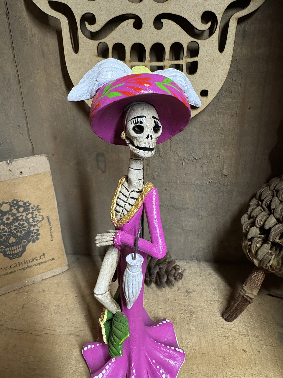 Catrina Garbancera Luci – 🦋 Catrinas | Artesanía y Cultura Mexicana en ...