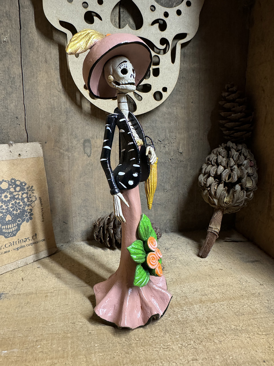 Catrina Garbancera Ania – 🦋 Catrinas | Artesanía y Cultura Mexicana en ...