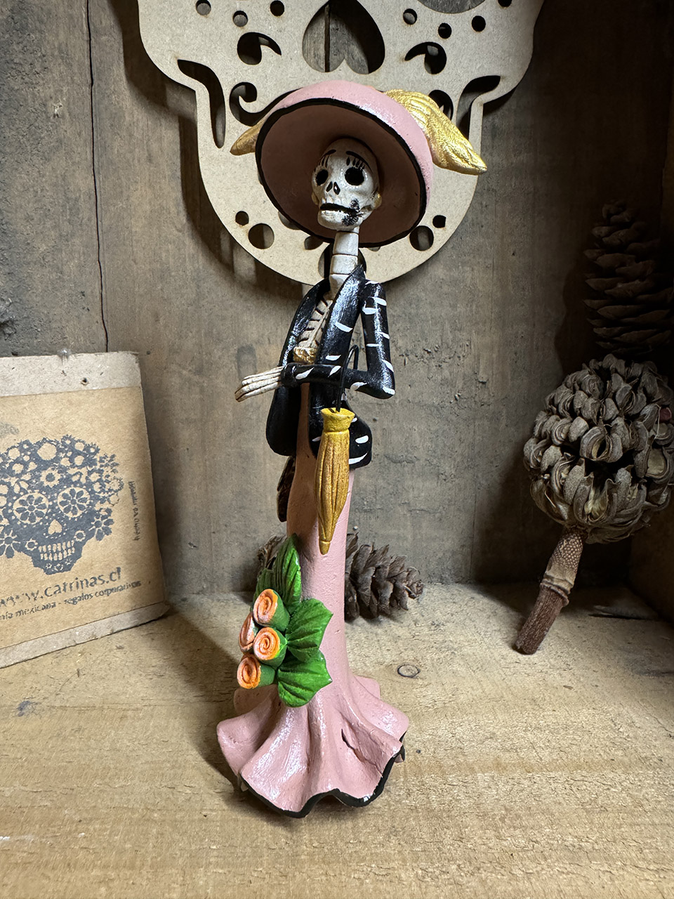 Catrina Garbancera Ania – 🦋 Catrinas | Artesanía y Cultura Mexicana en ...