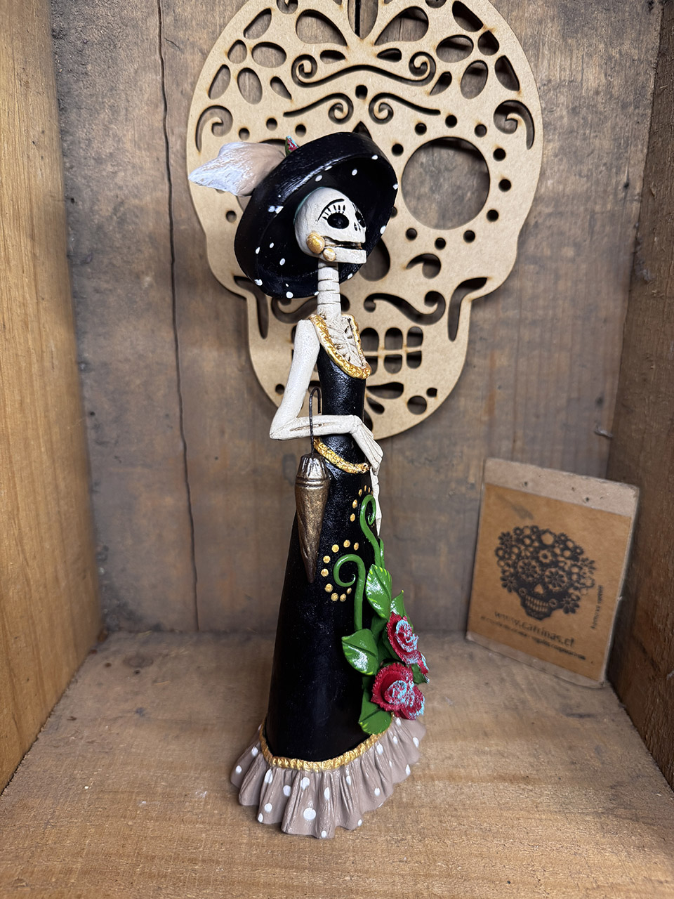 Catrina Mexicana Garbancera Romina – 🦋 Catrinas | Artesanía y Cultura ...