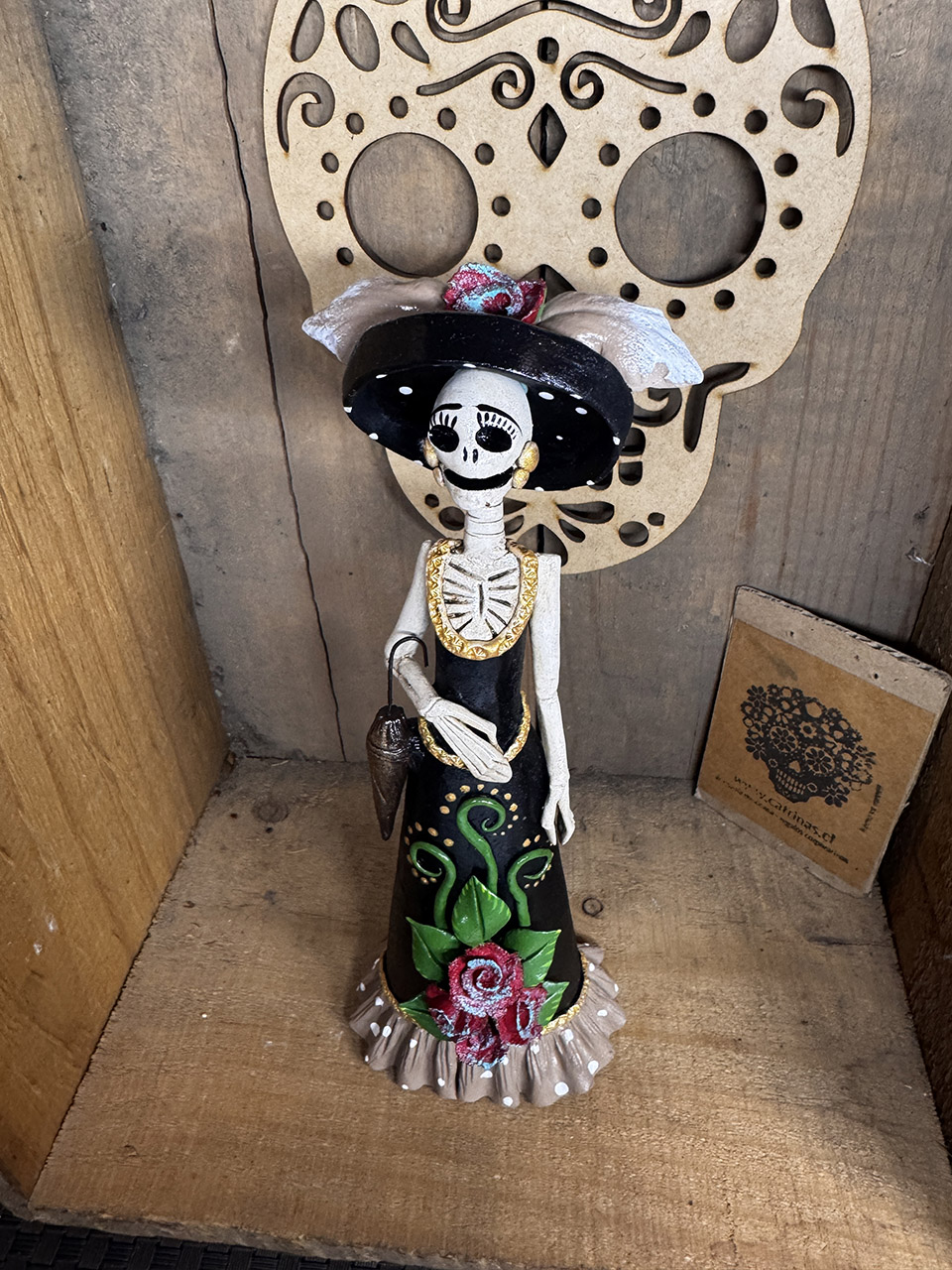 Catrina Mexicana Garbancera Romina – 🦋 Catrinas | Artesanía y Cultura ...
