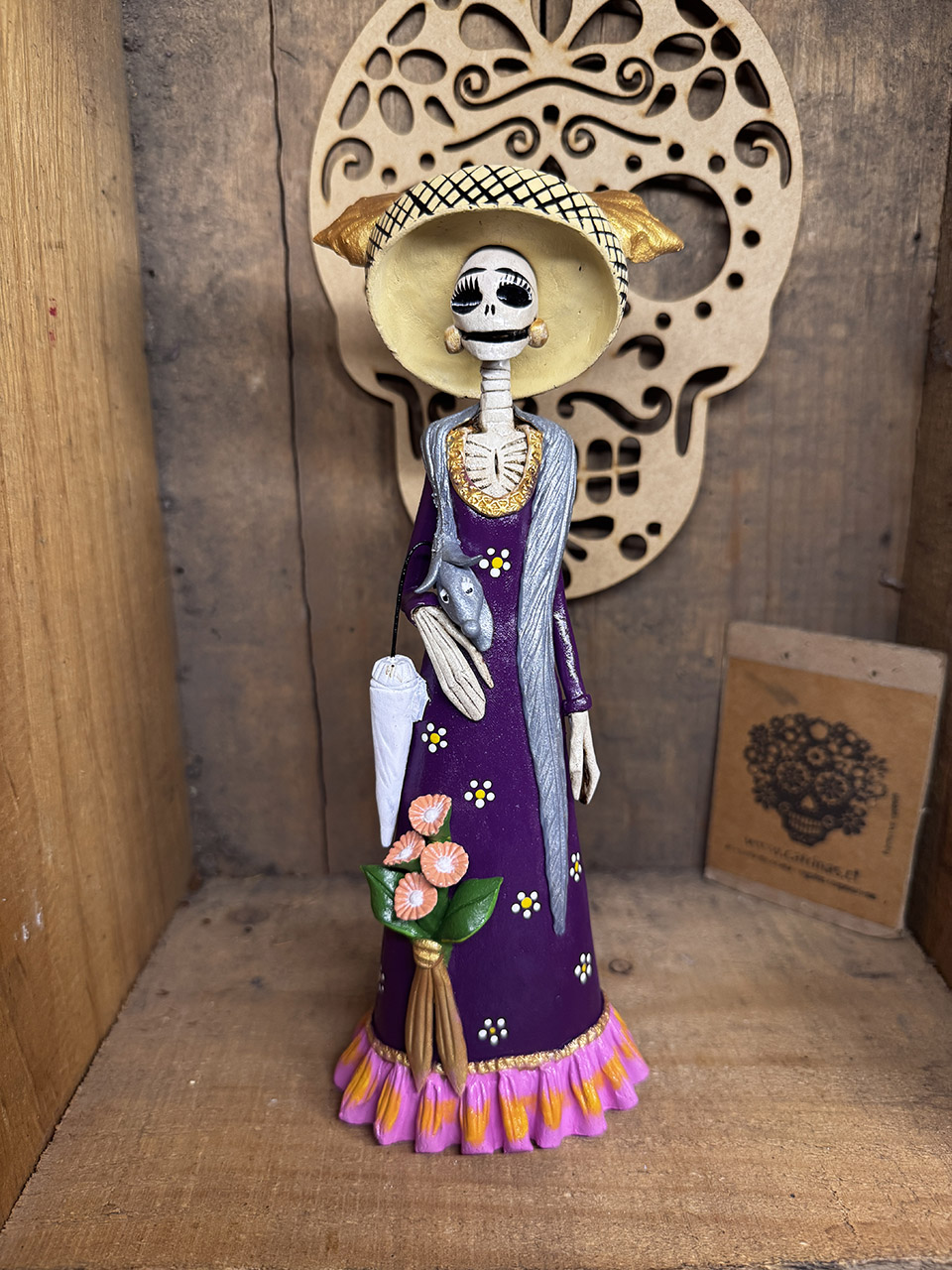 Catrina Mexicana Garbancera Thalana – 🦋 Catrinas | Artesanía y Cultura ...