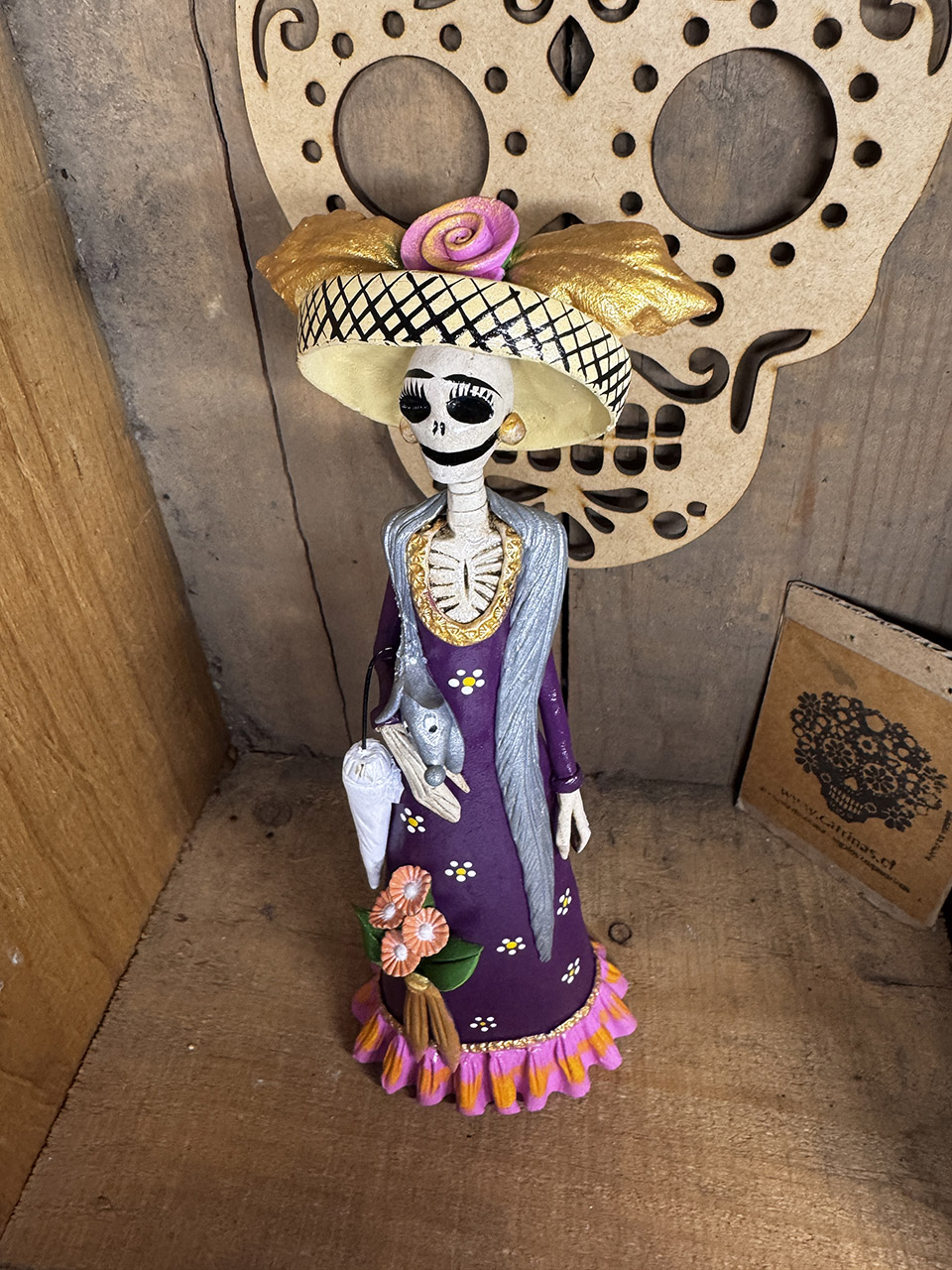Catrina Mexicana Garbancera Thalana – 🦋 Catrinas | Artesanía y Cultura ...