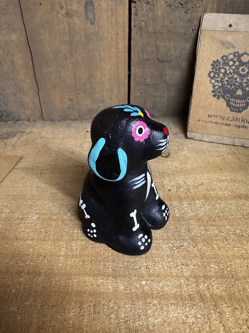 Perrito Calaca Guau – 🦋 Catrinas | Artesanía y Cultura Mexicana en Chile