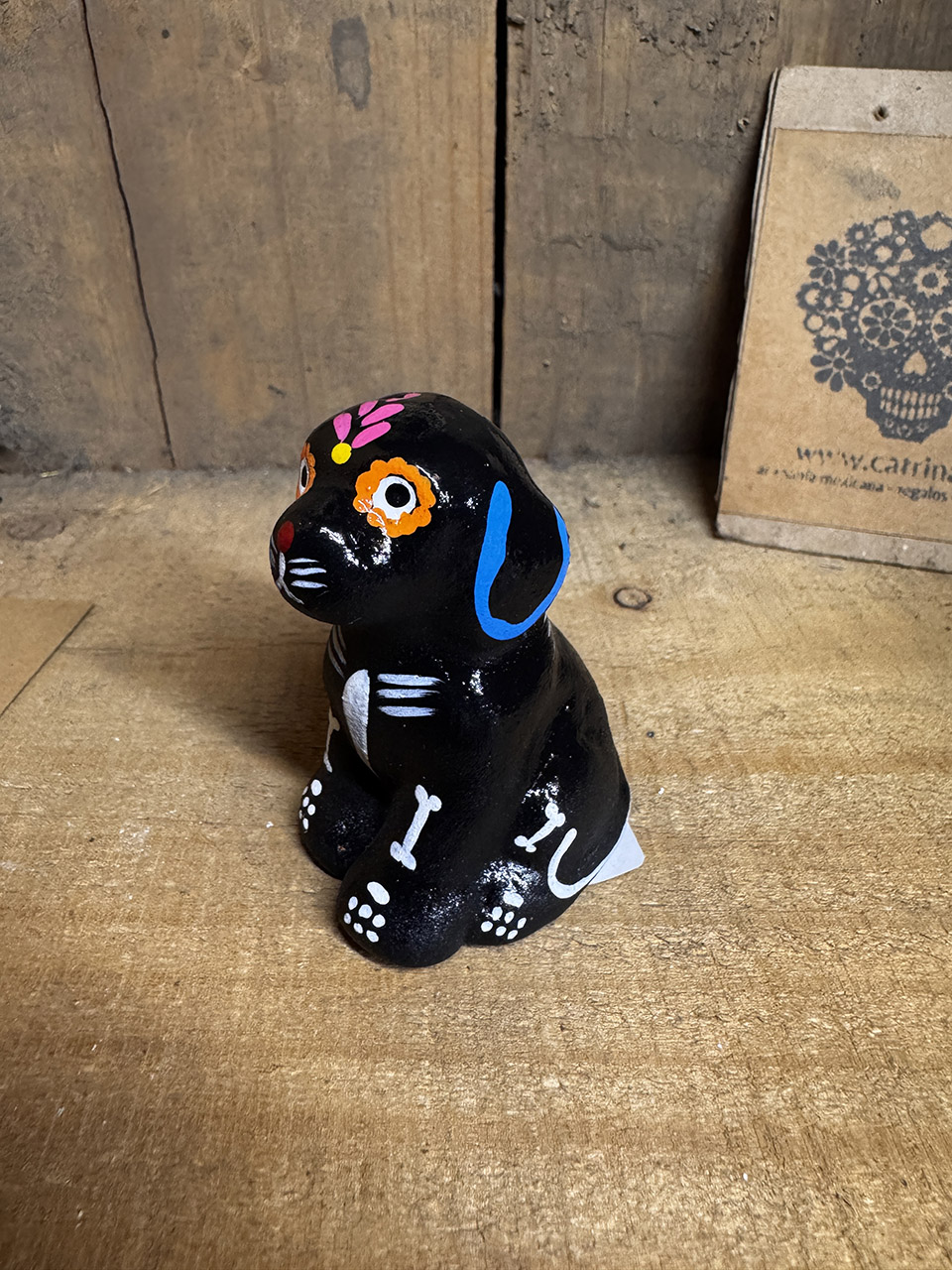 Perrito Calaca Guau – 🦋 Catrinas | Artesanía y Cultura Mexicana en Chile