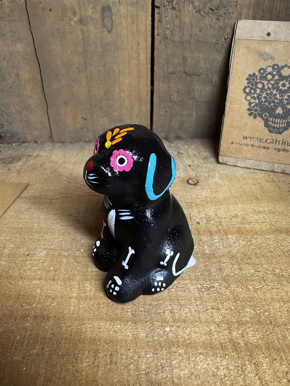Perrito Calaca Guau – 🦋 Catrinas | Artesanía y Cultura Mexicana en Chile