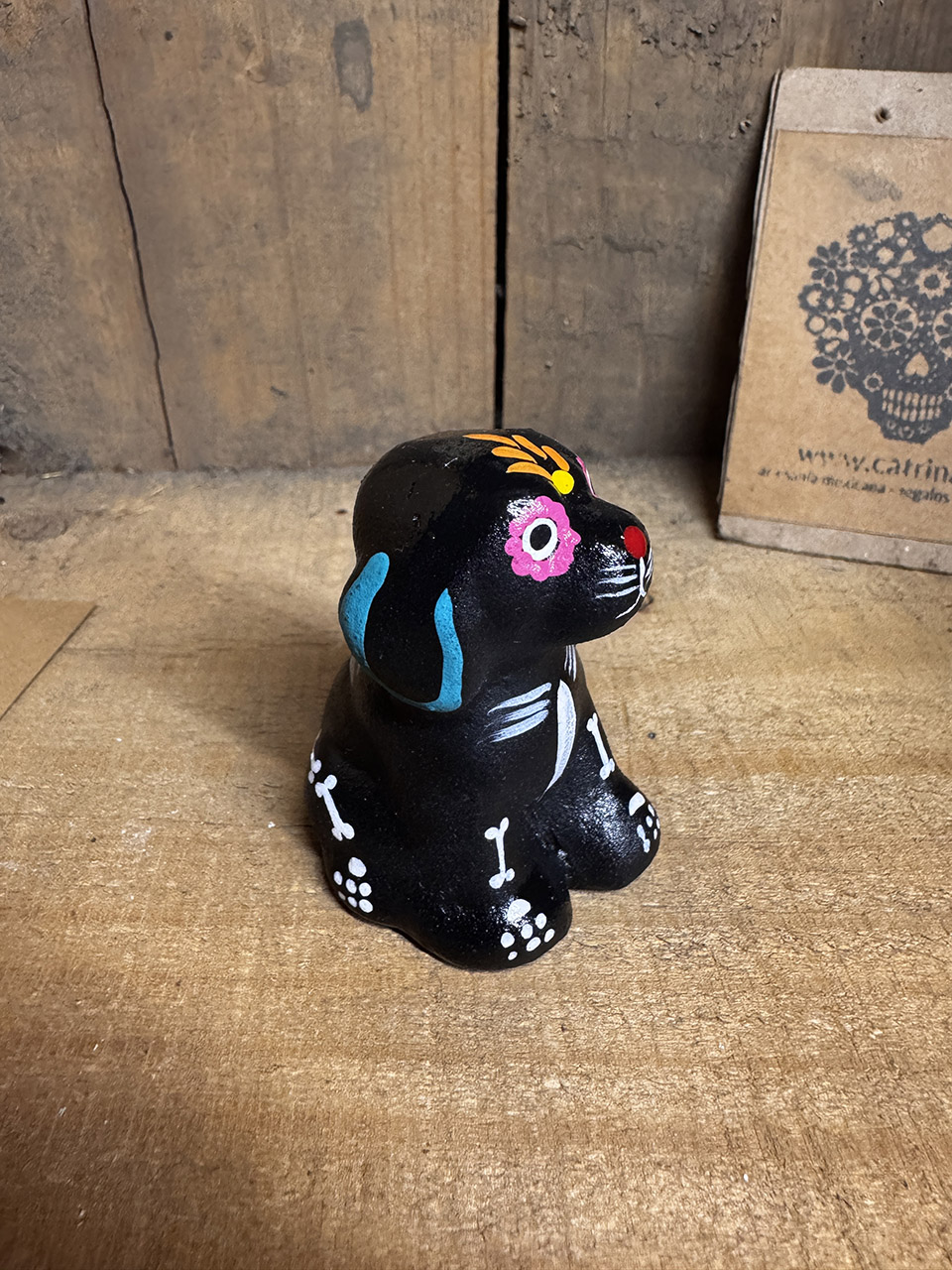 Perrito Calaca Guau – 🦋 Catrinas | Artesanía y Cultura Mexicana en Chile