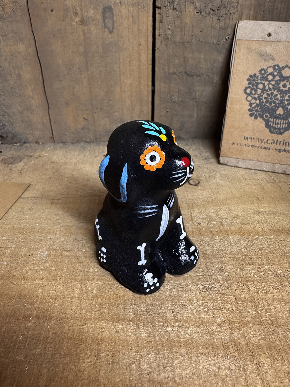 Perrito Calaca Guau – 🦋 Catrinas | Artesanía y Cultura Mexicana en Chile